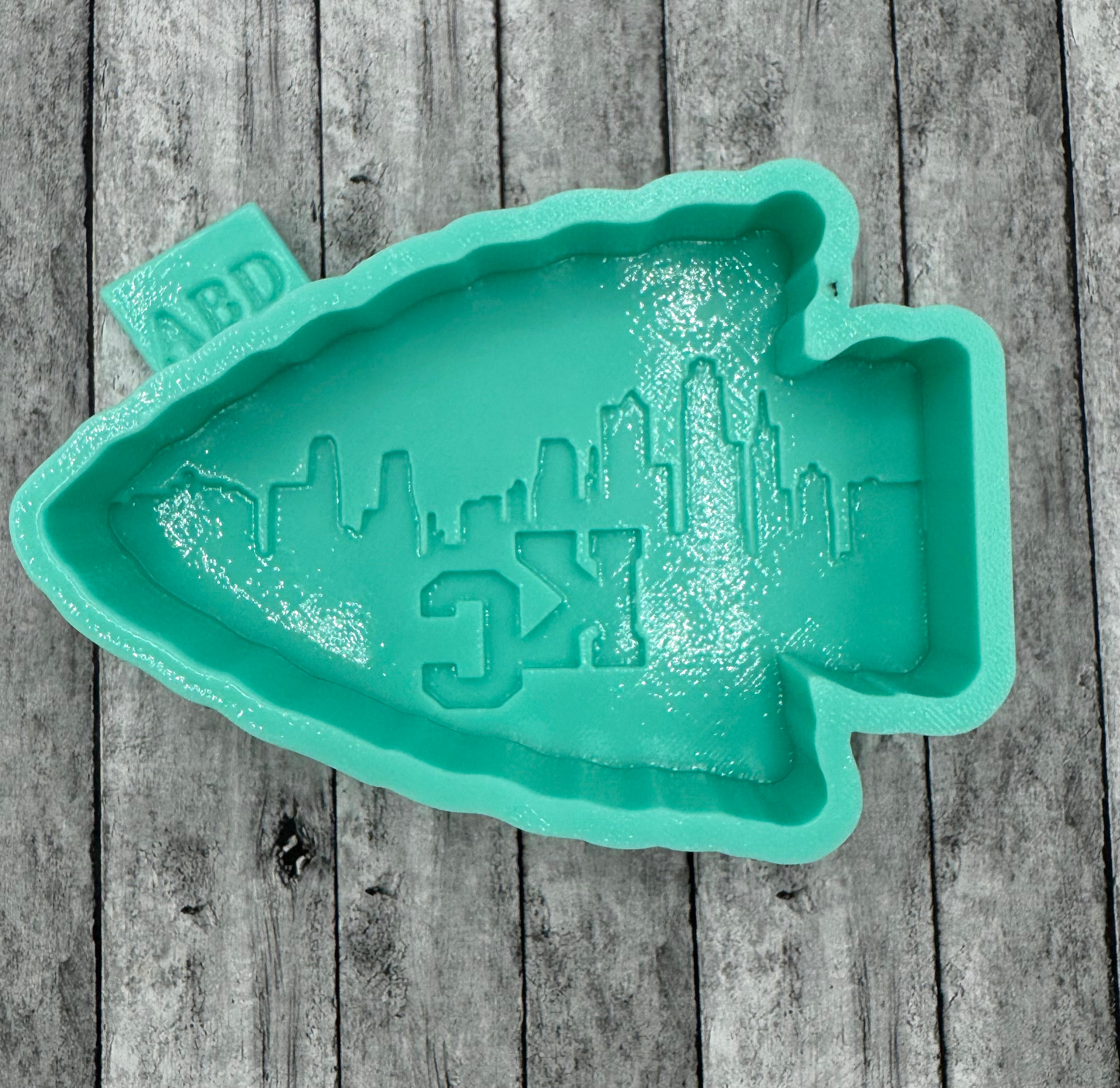 Arrowhead Skyline KC Freshie Silicone Mold