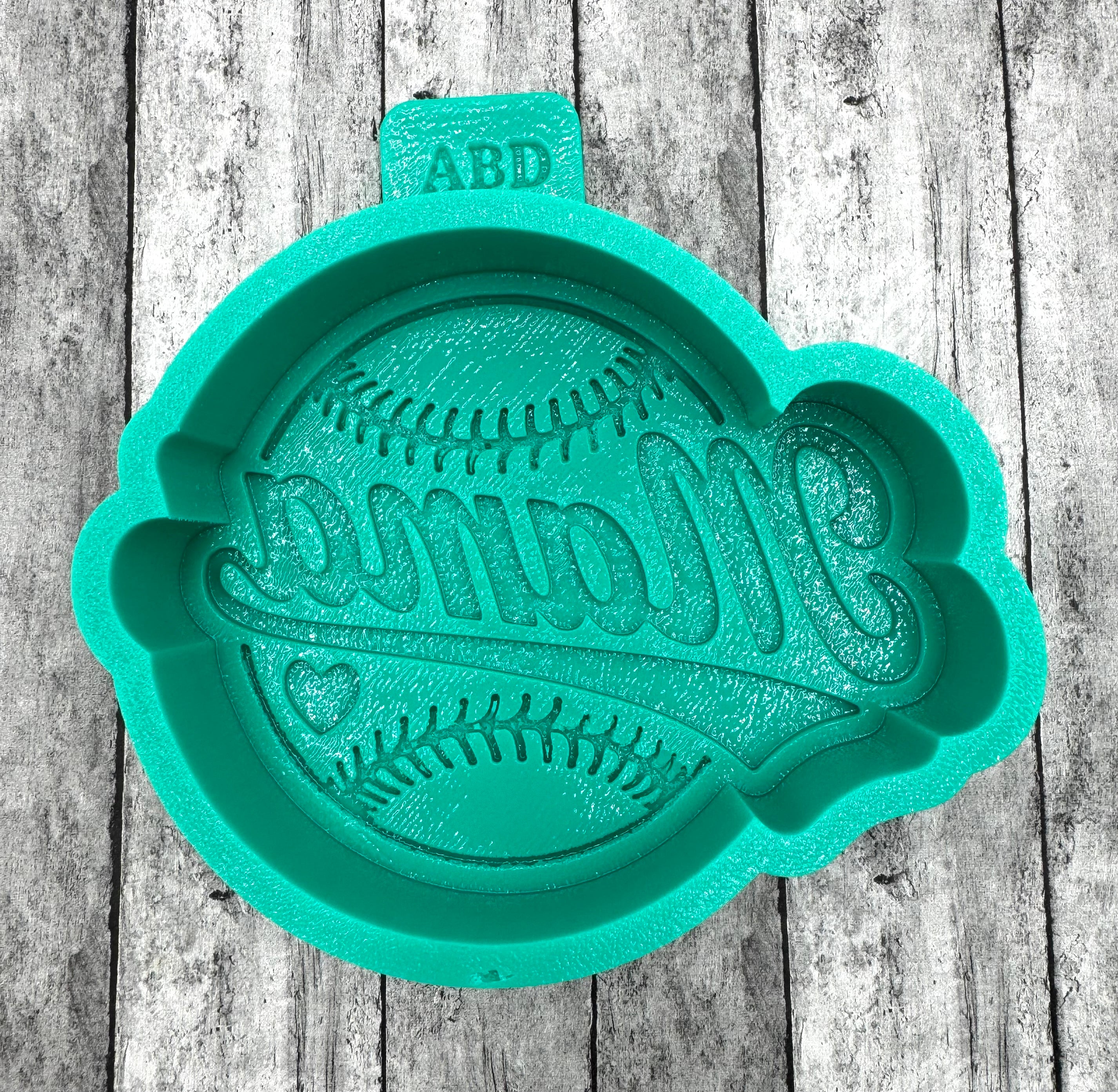 MaMa Baseball Freshie Silicone Mold