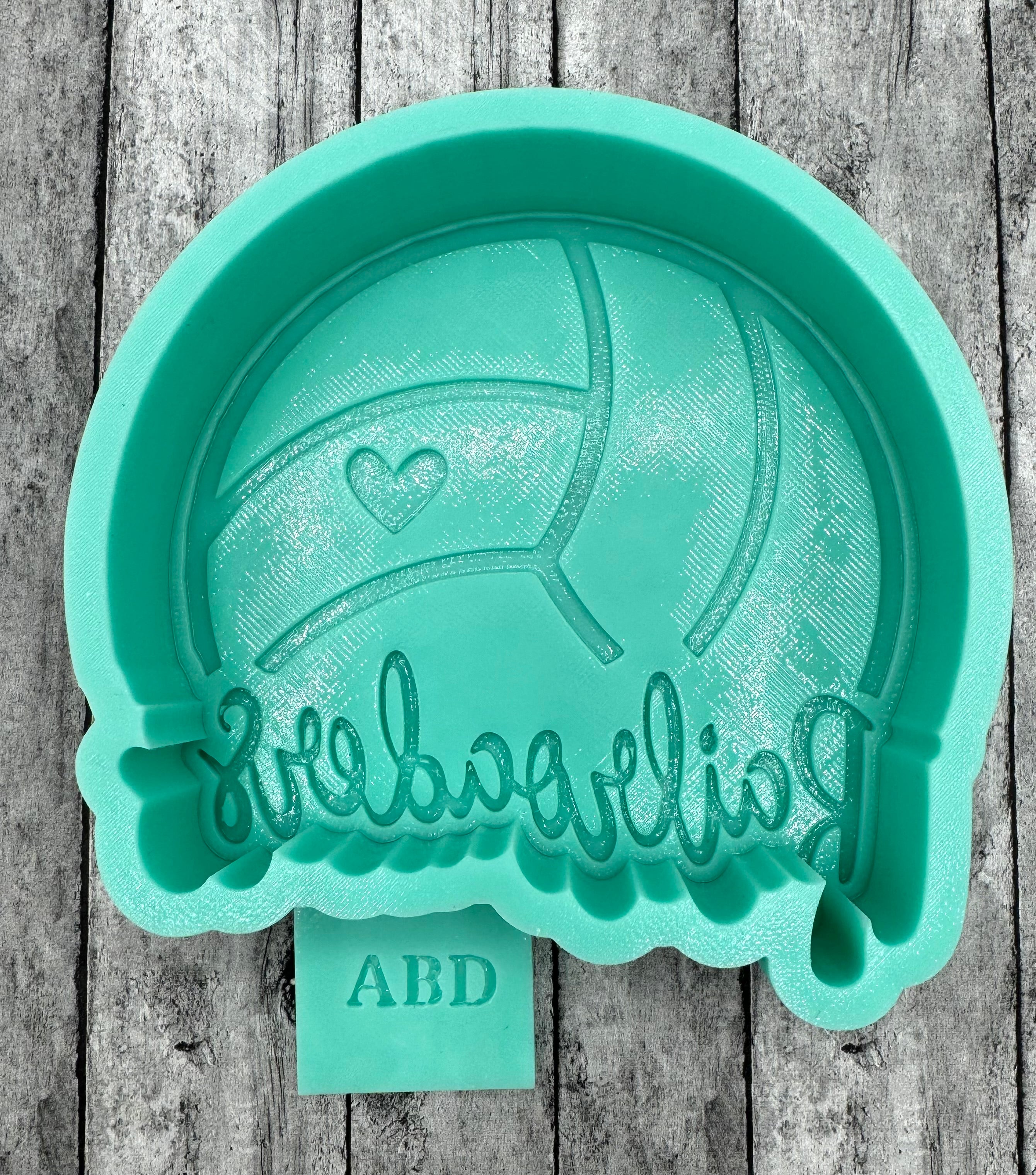 Volleyball Team Names Freshie Silicone Mold