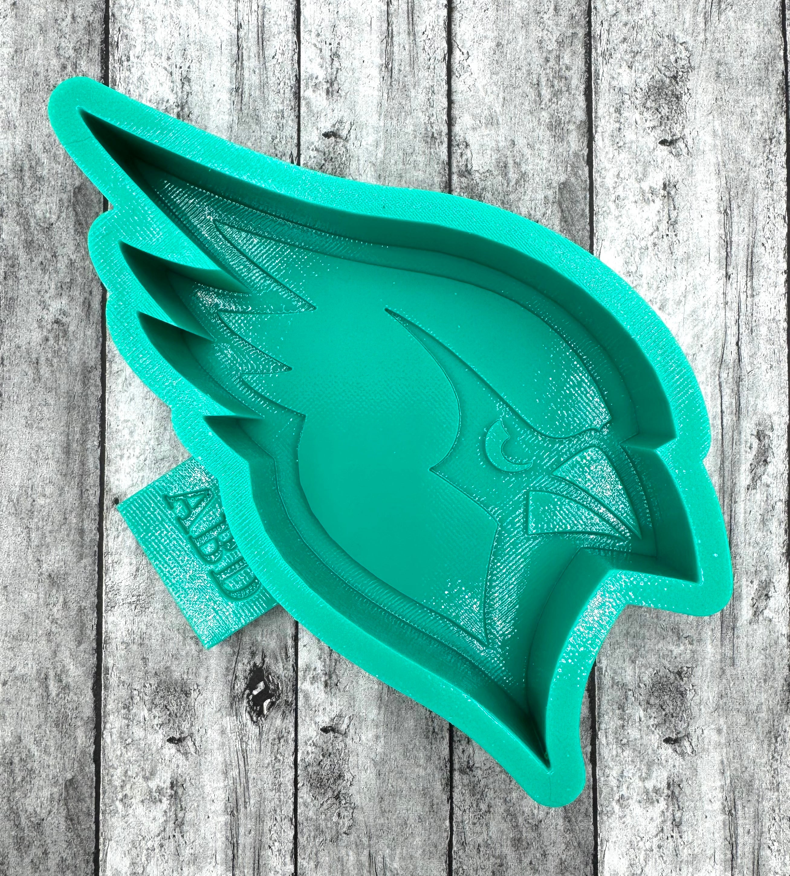 Cardinal Bird Head Freshie Silicone Mold